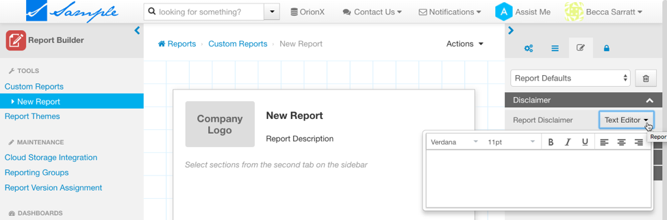 Tech Tip Tuesday: How to Set Custom Report Disclaimers | Orion Advisor Tech
