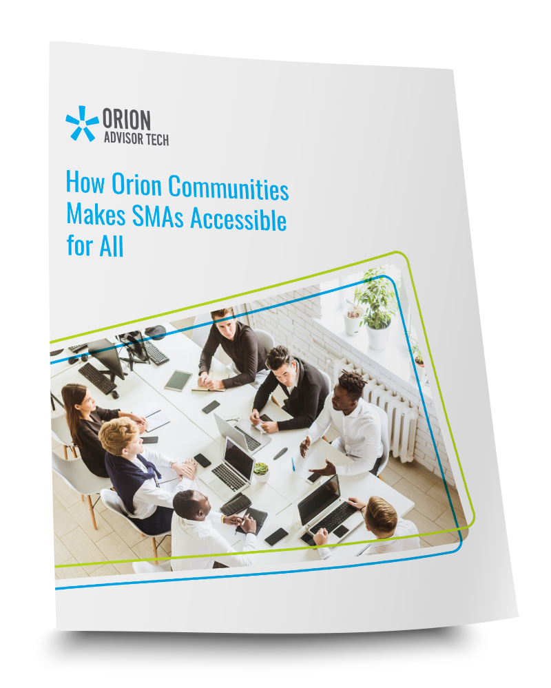 Communities Corner | Orion Advisor Tech